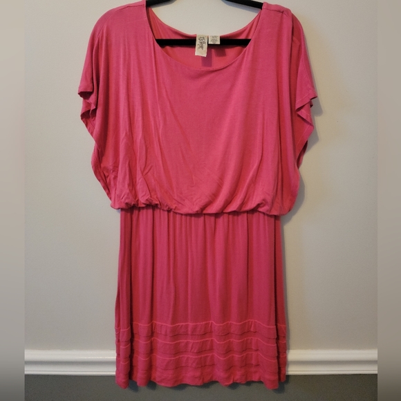 Dresses | Very Flattering Pinky Coral Mini Dress This Dress Looks Good ...
